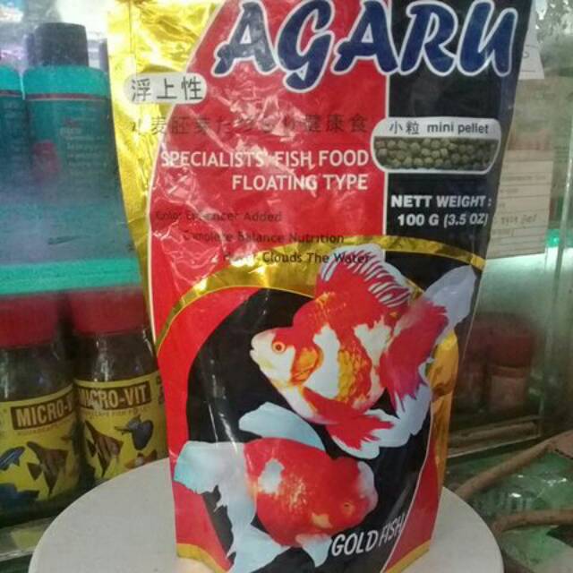 Jual Makanan ikan dan kura agaru floating 100 gr | Shopee Indonesia