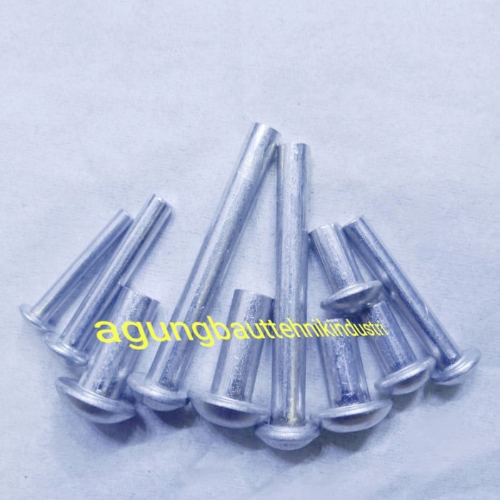 Jual [Rivet] Paku Keling Alumunium M5X15Mm Almunium Keling De7704F ...