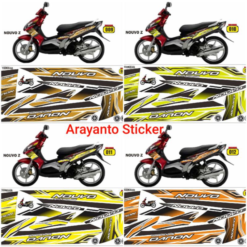 Jual Sticker Stiker Striping Nouvo Z MX Variasi ARS03 (Semua Ready Bisa ...