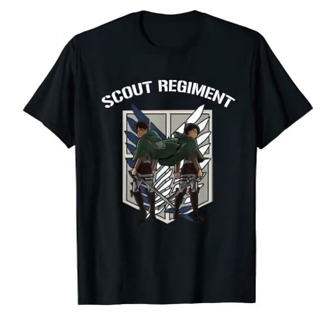 Jual Tshirt SNK Survey corps Scout Regiment Attack On Titan | Shopee ...
