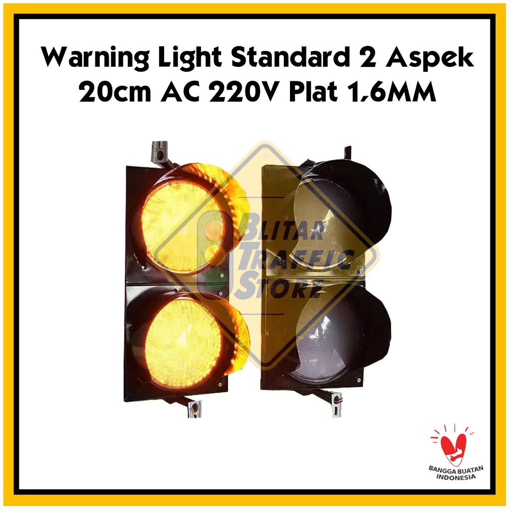 Jual Warning Light Standard SNI 20cm 220V AC | Shopee Indonesia