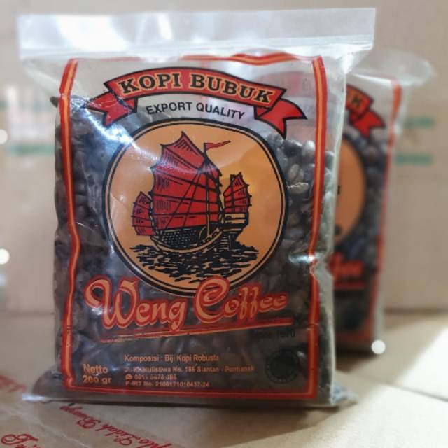 Jual Biji Kopi Robusta Weng Coffee 200GR dan 500gr | Shopee Indonesia