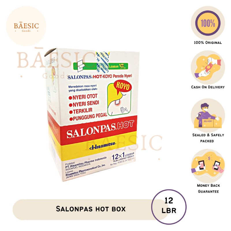 Jual Salonpas Hot Box Isi 10* | Shopee Indonesia
