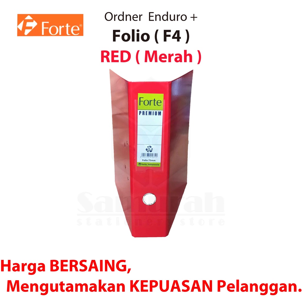 Jual Ordner Forte Premium Enduro + Laminasi Ukuran Folio / F4 Punggung ...