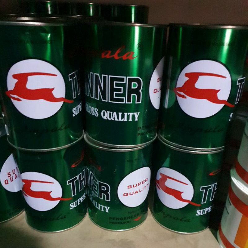 Jual 10 KALENG THINNER IMPALA 1 LITER | Shopee Indonesia