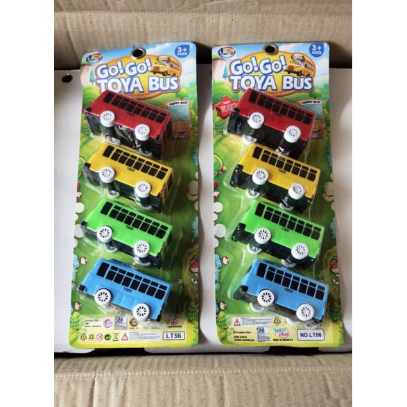 Jual mainan bus toya isi 4pcs | Shopee Indonesia