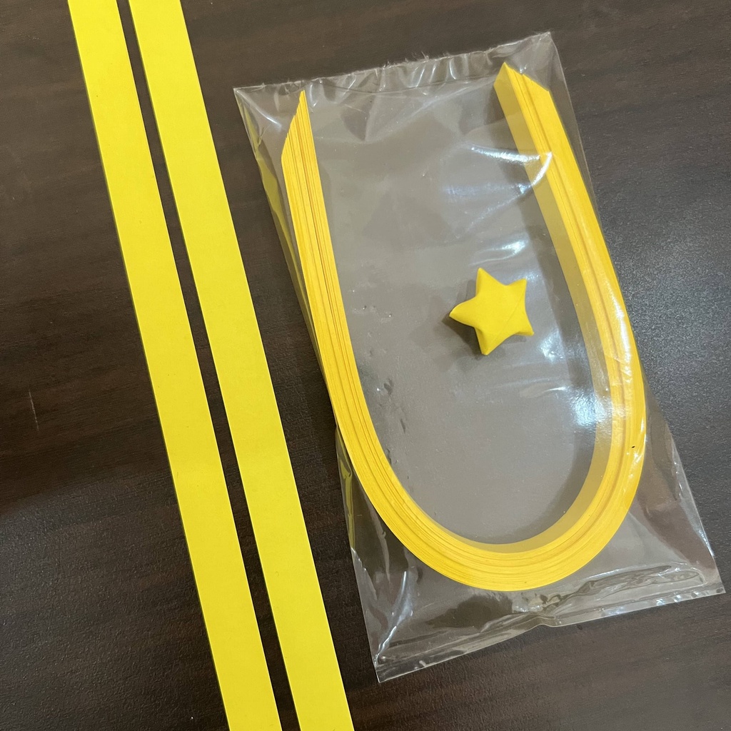 Jual Kertas Bintang Origami Star Paper Lipat Motif Warna Warni Pastel ...