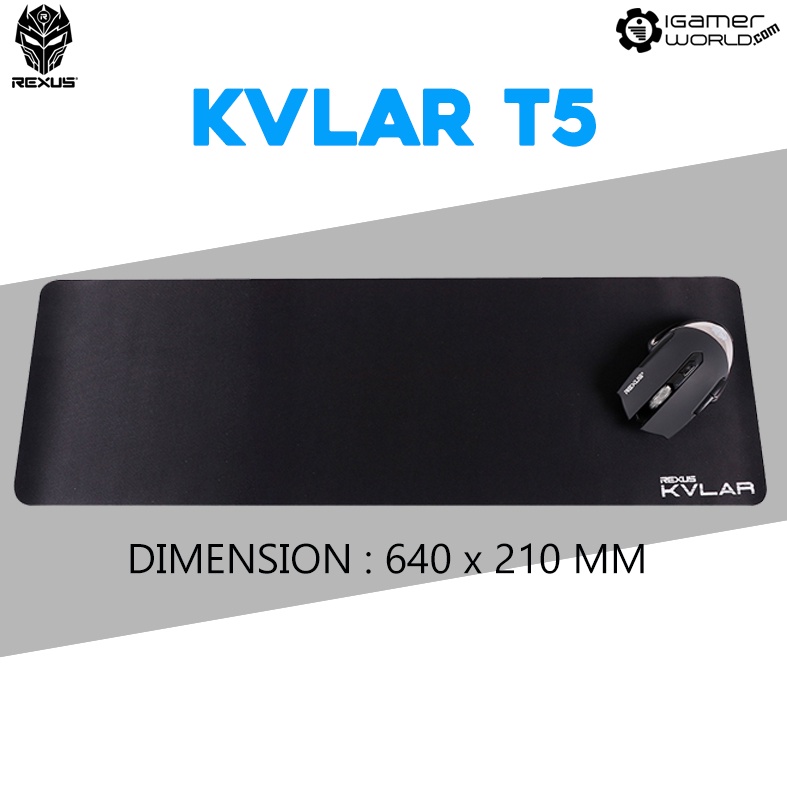 Jual Rexus KVLAR T5 Ultra Thin Gaming Mousepad | Shopee Indonesia