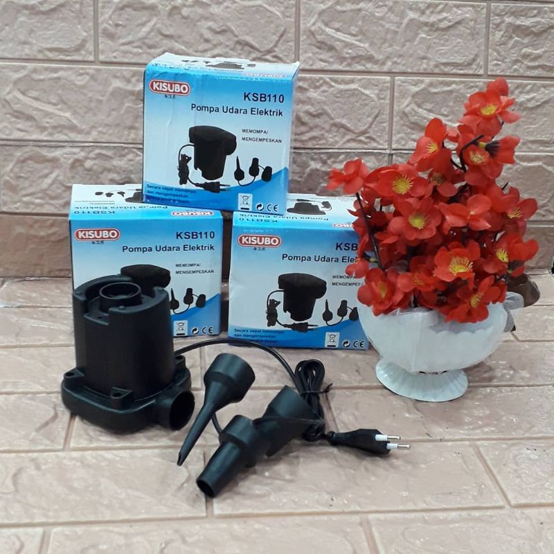 Jual Pompa Udara Elektrik Listrik Kisubo KSB110 Electric Air Pump | Shopee Indonesia