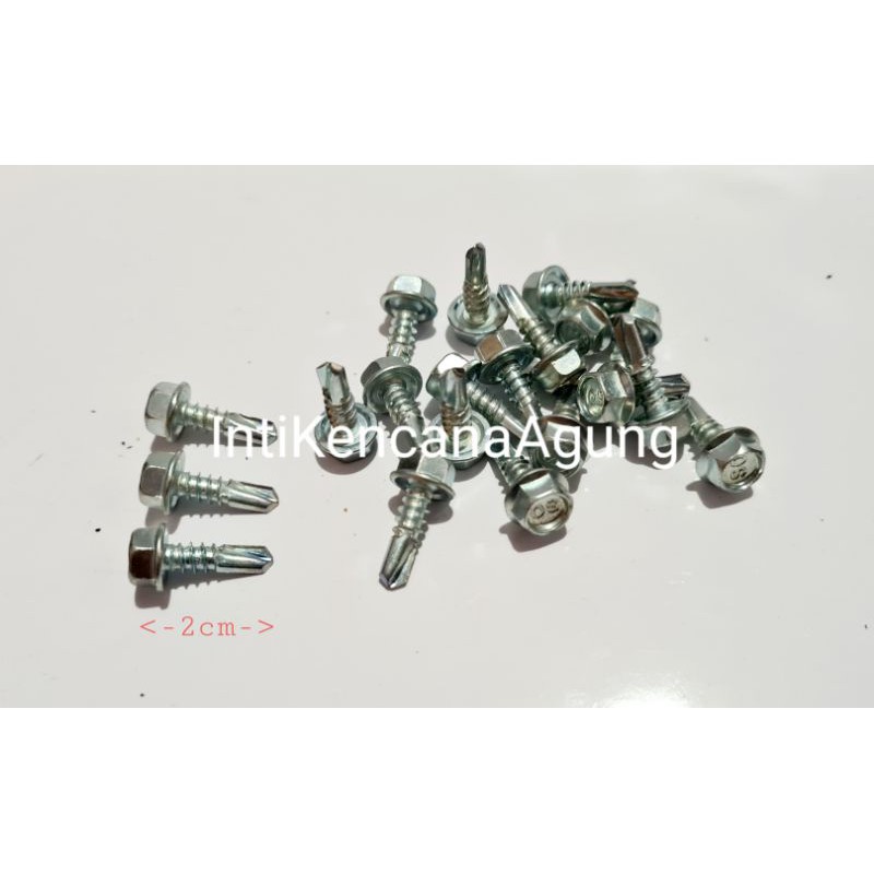 Jual baut kanal baja ringan 10x16 sekrup baja ringan baut baja ringan ...