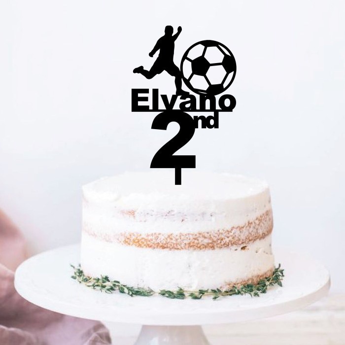 Jual Topper.id - Custom Cake Topper Soccer Sepak Bola Futsal Hiasan ...