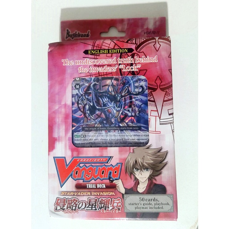 Jual TCG Vanguard Trial Deck Star-vader Invasion VGE-TD11 Bushiroad Original | Shopee Indonesia