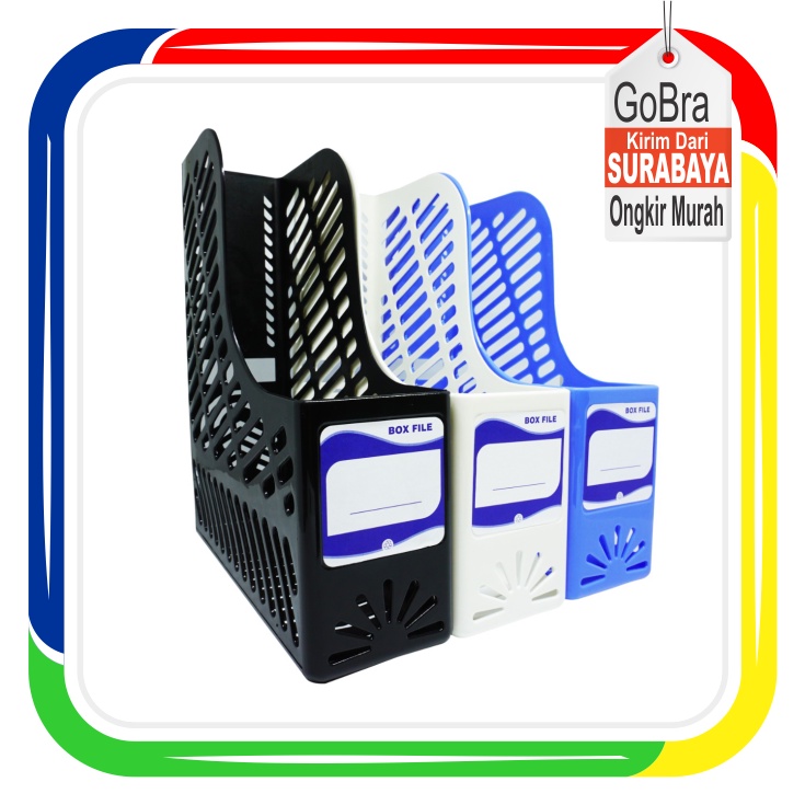 Jual Gobra ♕ PA060 Box File Premium Tebal Bahan Plastik PVC Tebal Kotak ...