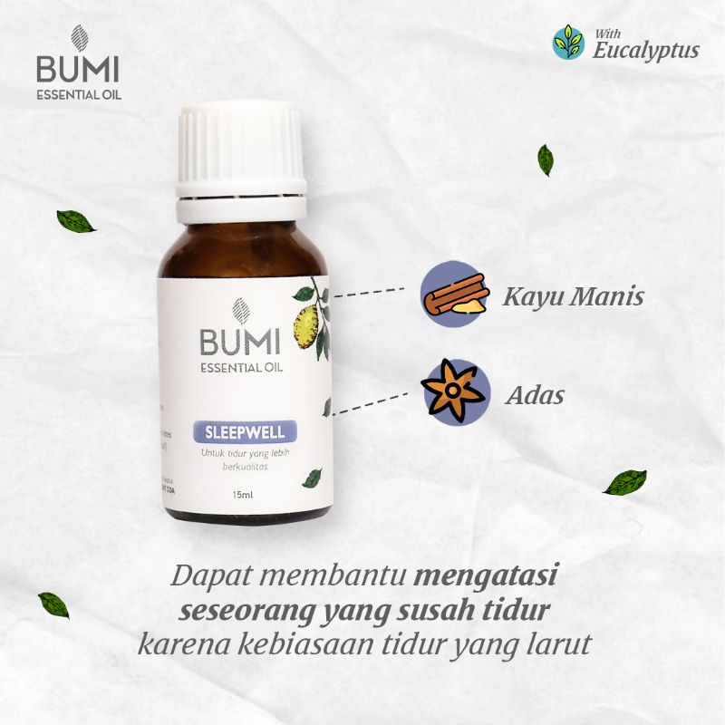 Jual [DISTRIBUTOR RESMI] Bumi essential oil sleepwell | Shopee Indonesia