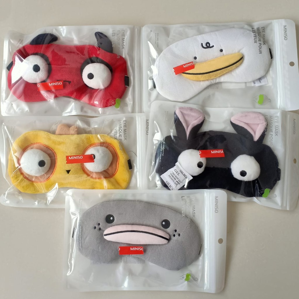Jual Miniso Official Eye Mask / Penutup Mata | Shopee Indonesia