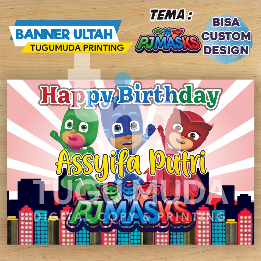 Jual Cetak Banner|Backdrop|Spanduk Ulang Tahun/Ultah Anak/Happy ...