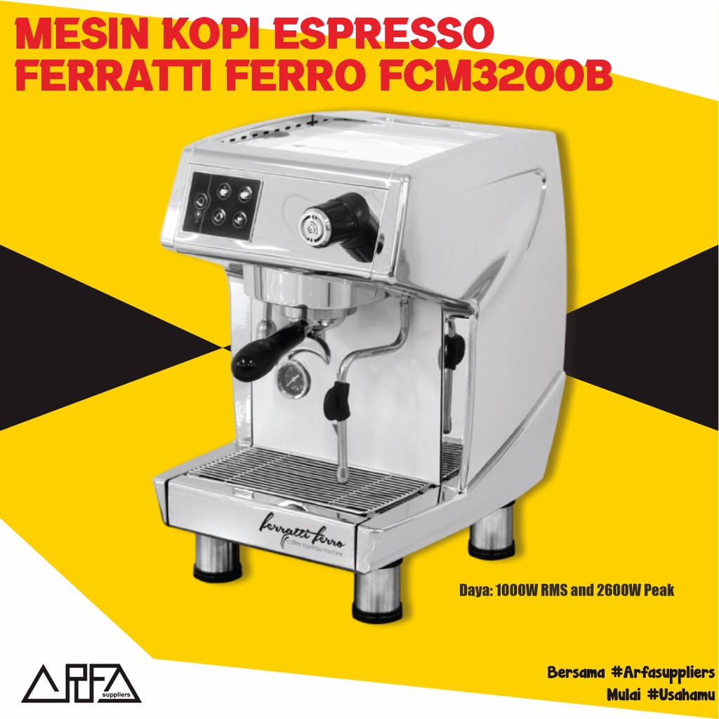 Jual Mesin Kopi Espresso Ferratti Ferro FCM3200B | Shopee Indonesia