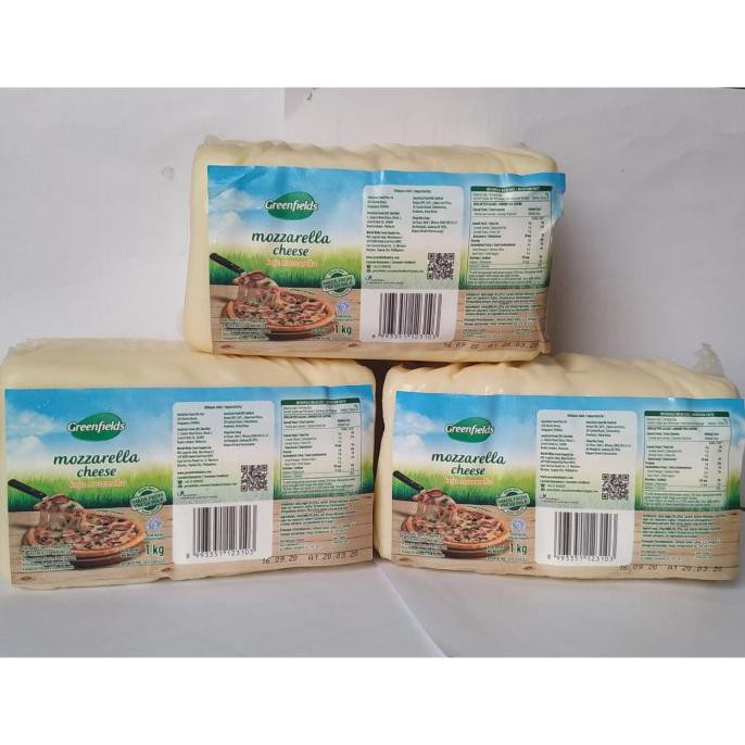 Jual KEJU MOZARELLA GREENFIELDS 1 KG | Shopee Indonesia