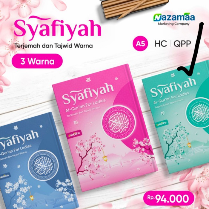 Jual Alquran wanita syafiah terjemah tajwid warna plus asbabun nuzul ...
