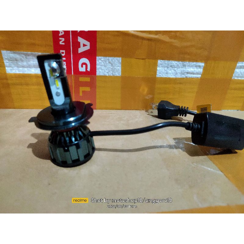 Jual lampu led h4 high low 50 watt type x3 led headlights | Shopee ...