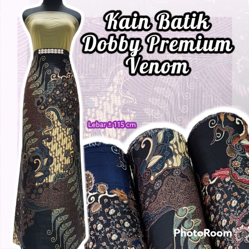 Jual Bahan Kain Batik Dobby Premium Venom batik dobi doby halus lembut ...
