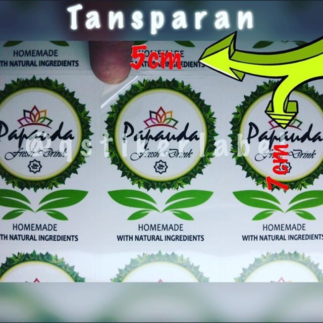 Jual Stiker label minuman custom | Shopee Indonesia