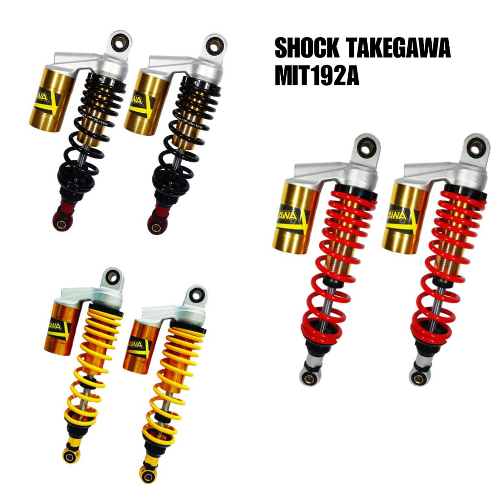 Jual Shock Breaker/ Skok Tabung Atas Takegawa type MIT192A Warna Merah ...