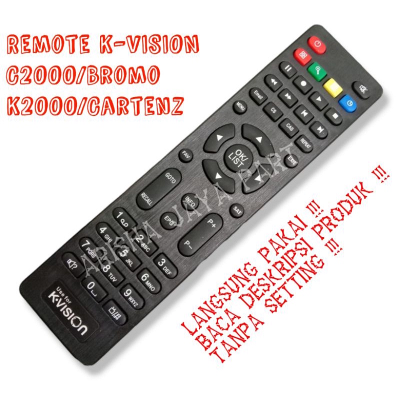 Jual Remote Receiver Parabola K-Vision Bromo C2000 K2000 Cartenz B0310 ...