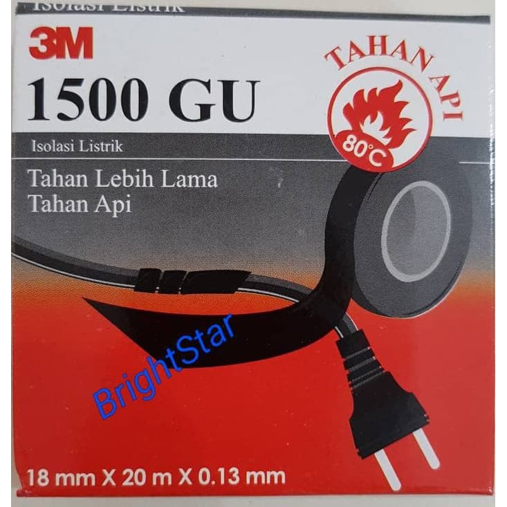 Jual 3M 1500 GU Isolasi Listrik (Tahan Api) | Shopee Indonesia