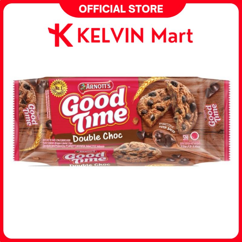 Jual Good Time Cokelat Cookies Chocochips Pck 72g | KELVIN Mart ...