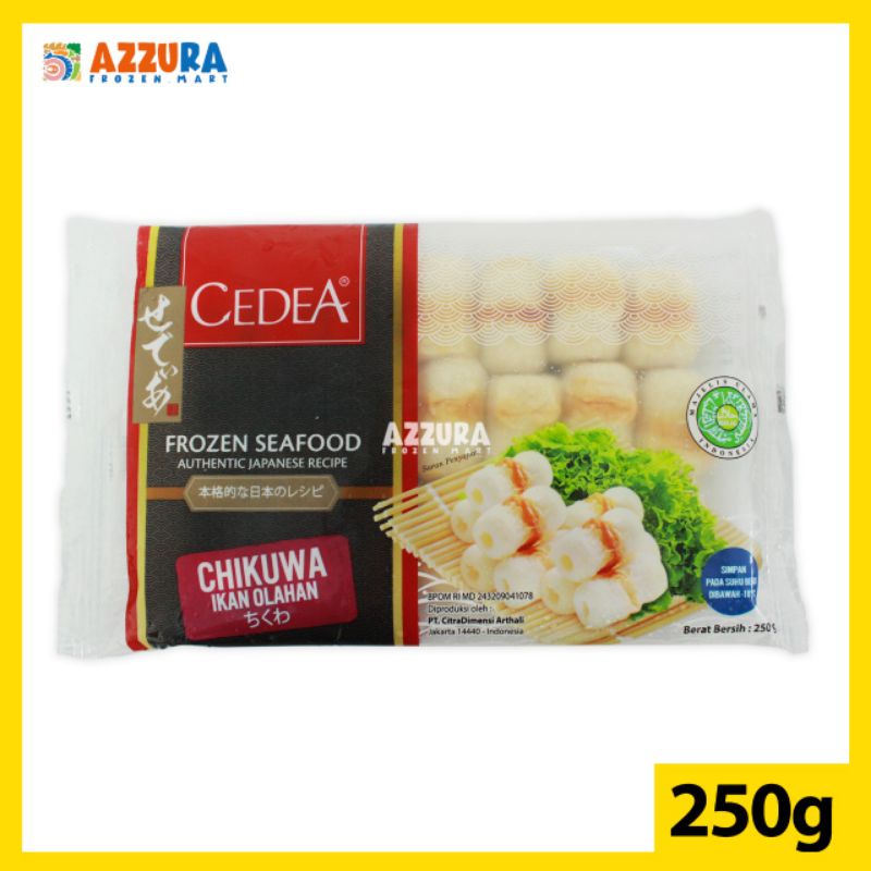 Jual Cedea Chikuwa Frozen Seafood Ikan Olahan 250g | Shopee Indonesia