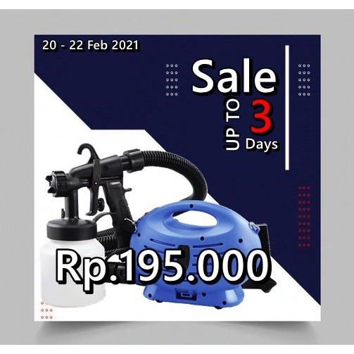 Jual solusi Paint Zoom Electric Spray Gun Alat Semprot Elektrik Murah ...