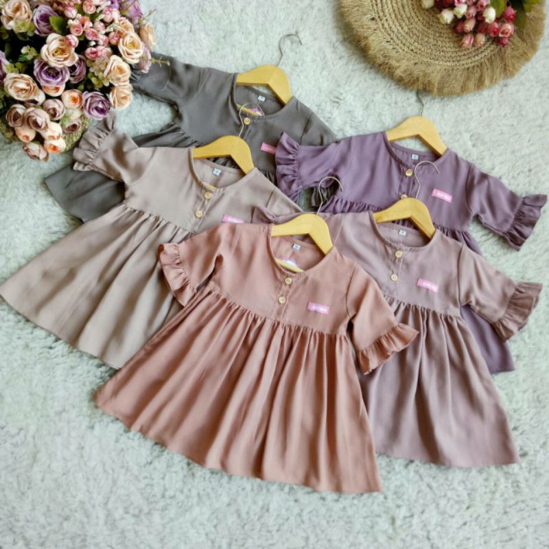 Jual GERIMIS LOVA BABY DRESS 3bln - 3tahun | Shopee Indonesia
