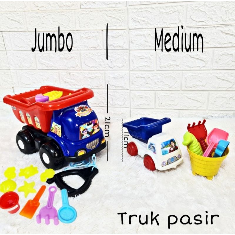 Jual Mainan mobil pasir mobil truk pantai mainan pasir istana space ...