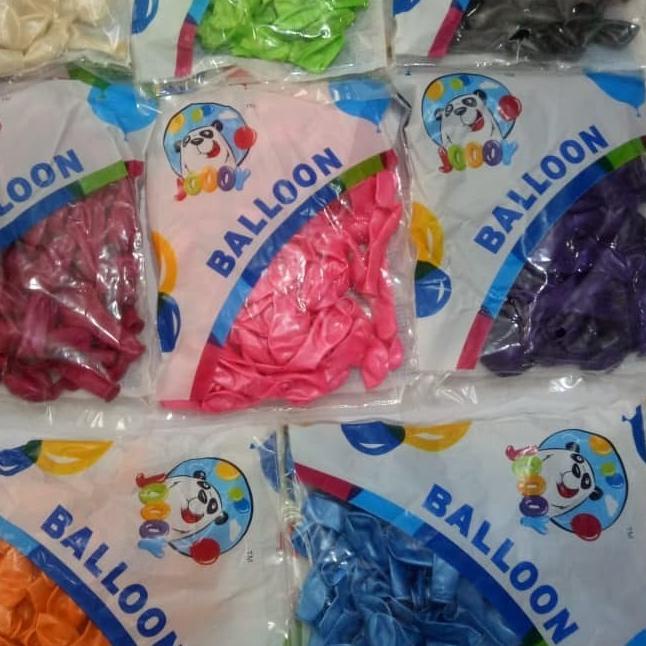 Jual Balon Latex 5 inch metalik 5" Balloon 1 bungkus isi 100 | Shopee ...