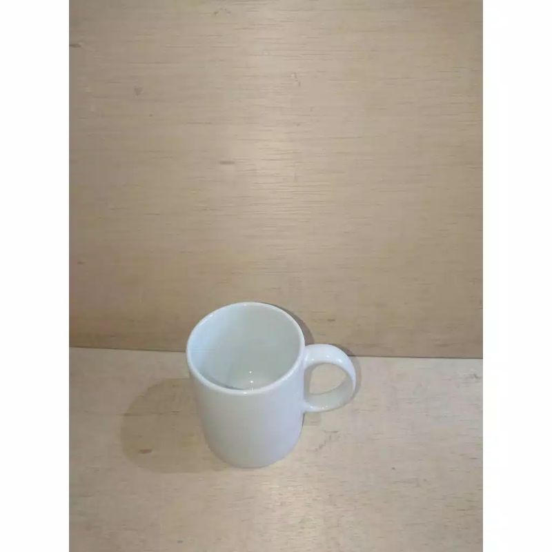 Jual Gelas Mug Teh Jus Kopi Susu Keramik Putih Polos Kaibon 12 oz ...