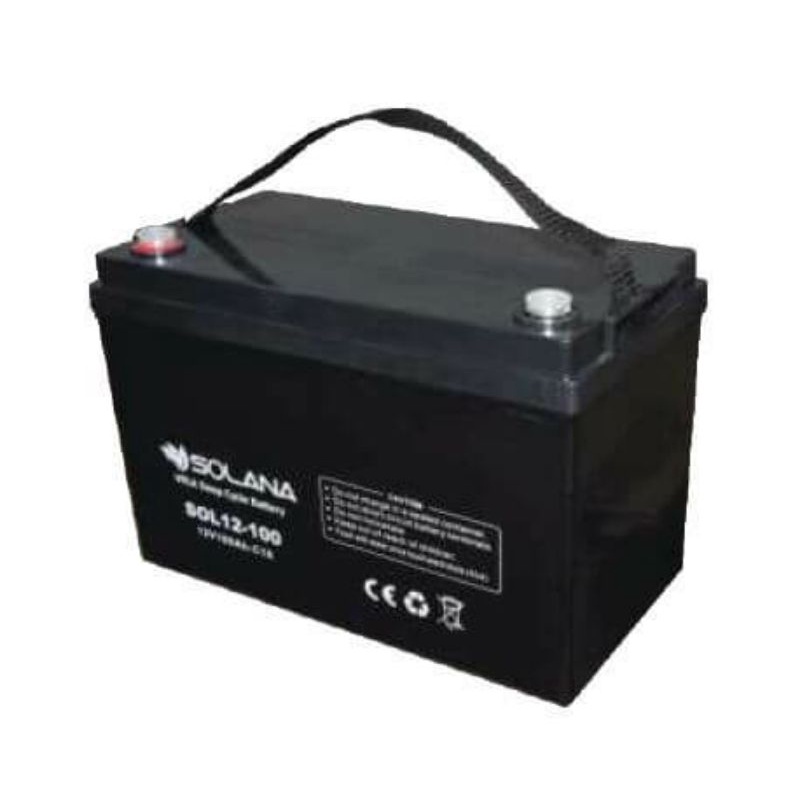 Jual ORIGINAL SOLANA BATERAI VRLA 12V 100AH /BATERAI UPS /SOLAR PANEL ...