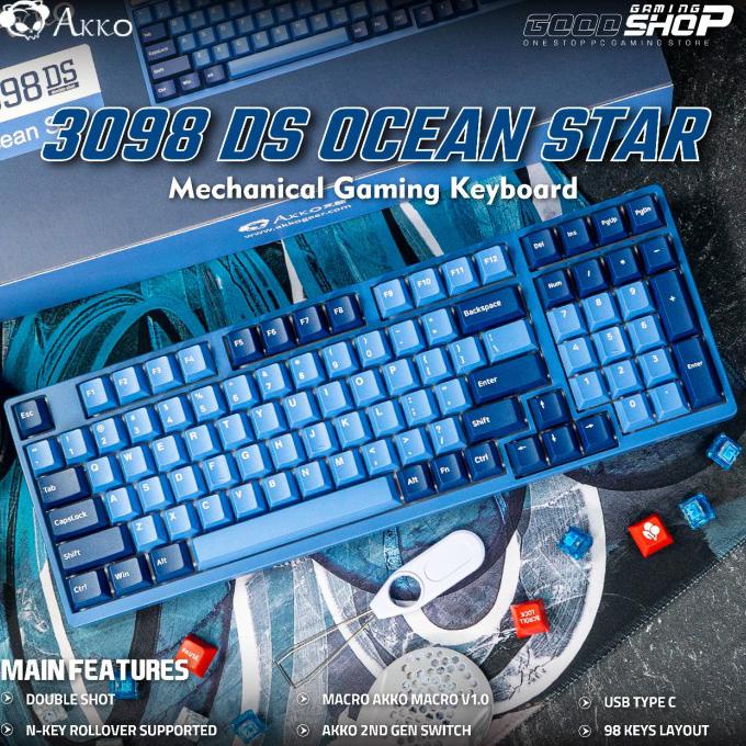 Jual Akko 3098 DS Ocean Star - Gaming Keyboard | Shopee Indonesia