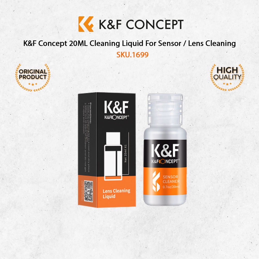 Jual K&F KNF KF Concept 20ML Cleaning Liquid for Sensor Cleaning ...