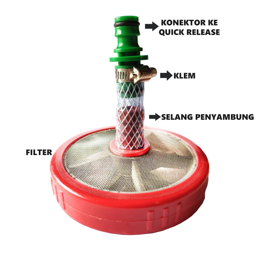 Jual Filter Doorsmeer dilengkapi dengan Konektor ke Quick release ...