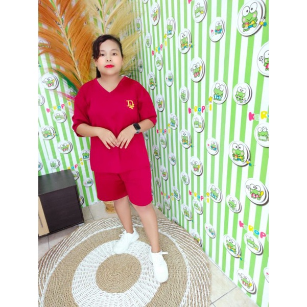 Jual Stelan jumbo bahan baby terry | Shopee Indonesia