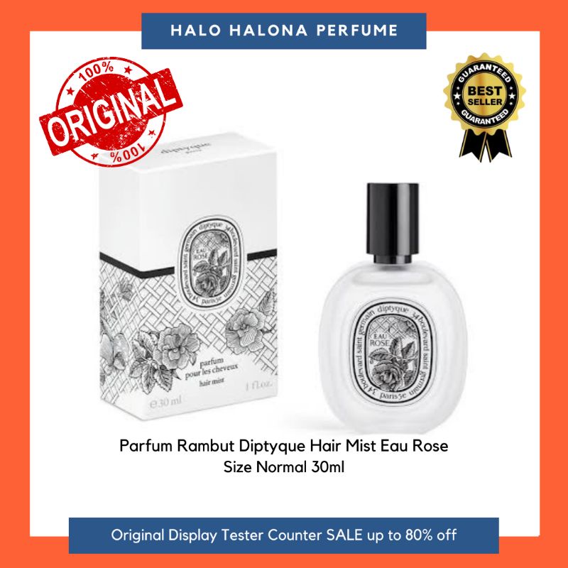 Jual Parfum Rambut Diptyque Hair Mist Eau Rose Box Segel Parfum ...