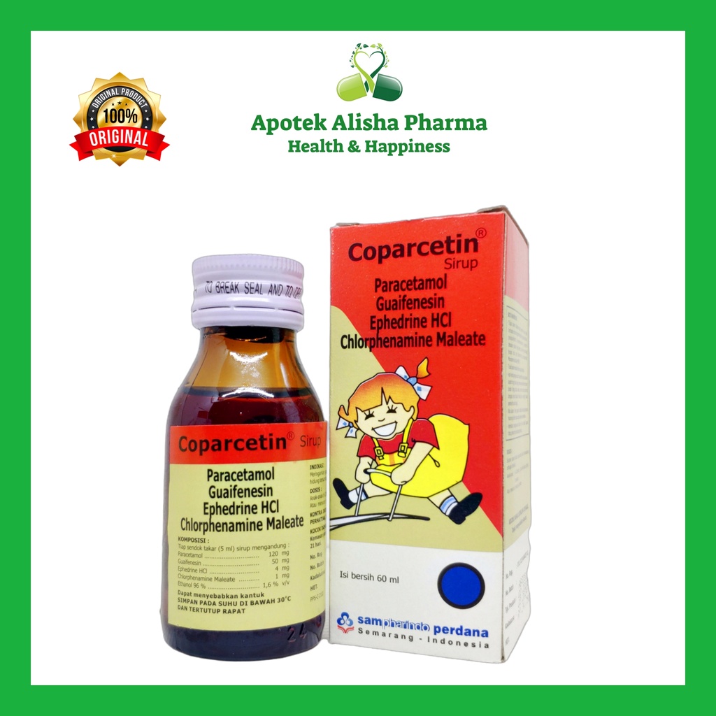 Jual Coparcetin Sirup 60ml 6 Botol - Coparsetin Syrup Obat Batuk Flu ...