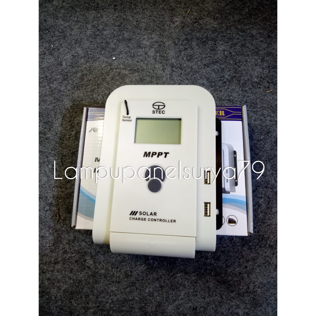 Jual MPPT STEC 20A SOLAR CHARGE CONTROLLER STEC 12V 24V | Shopee Indonesia