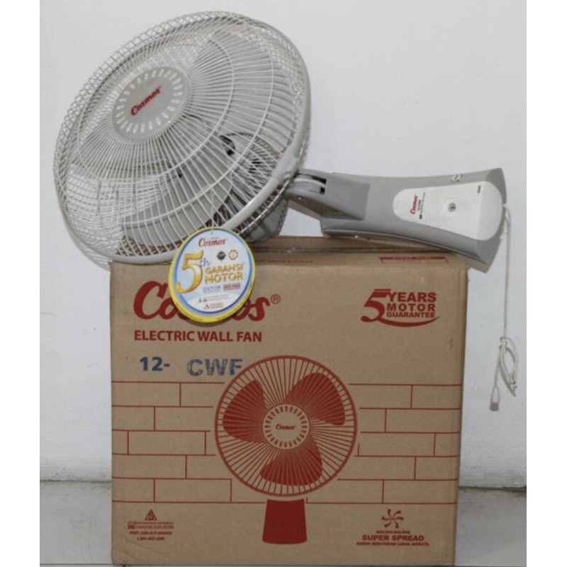 Jual [COD READY] COSMOS WALL FAN / KIPAS ANGIN DINDING 12CWF / 12 CWF ...