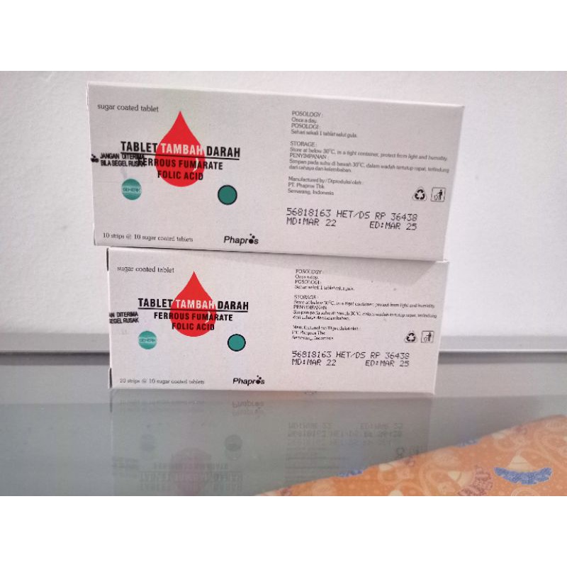 Jual vitamin tablet tambah darah/box isi 100tablet | Shopee Indonesia