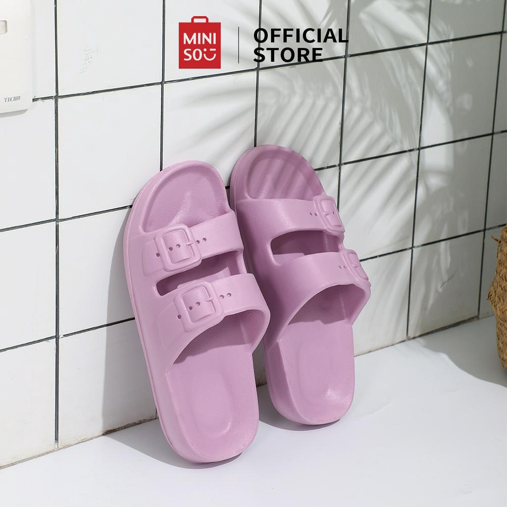 Jual MINISO Slippers Sandal Wanita dan Pria Flip-Flops Sendal Wanita ...