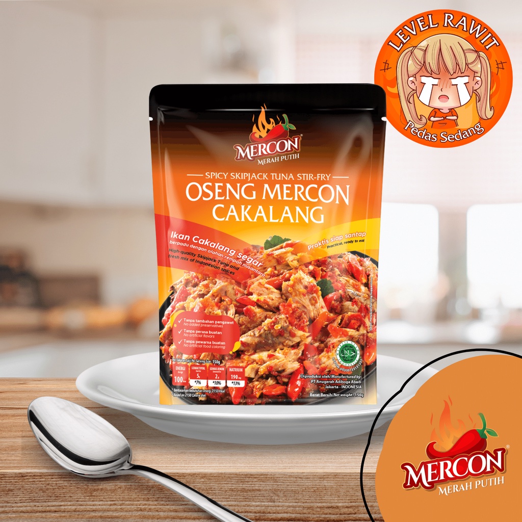 Jual Mercon Merah Putih - Satuan || Oseng Mercon Cakalang | Shopee ...