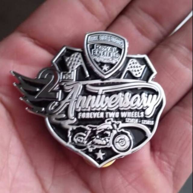 Jual Pin emblem stainless cetak custom | Shopee Indonesia