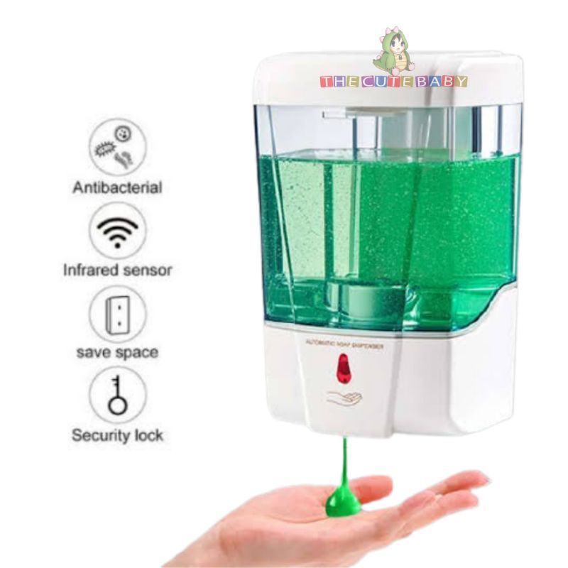 Jual Wall Mounted Dispenser Hand Sanitizer Otomatis - Tempat Sabun Cair ...